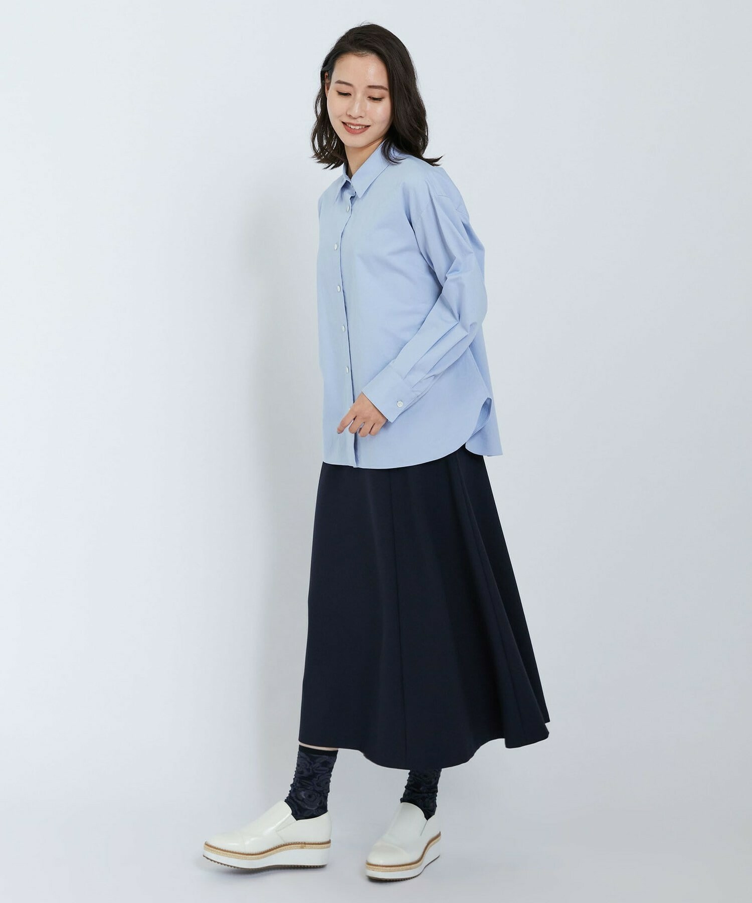 コットンサテンビンテージシャツ｜BIGI online store - ビギ オンラインストア