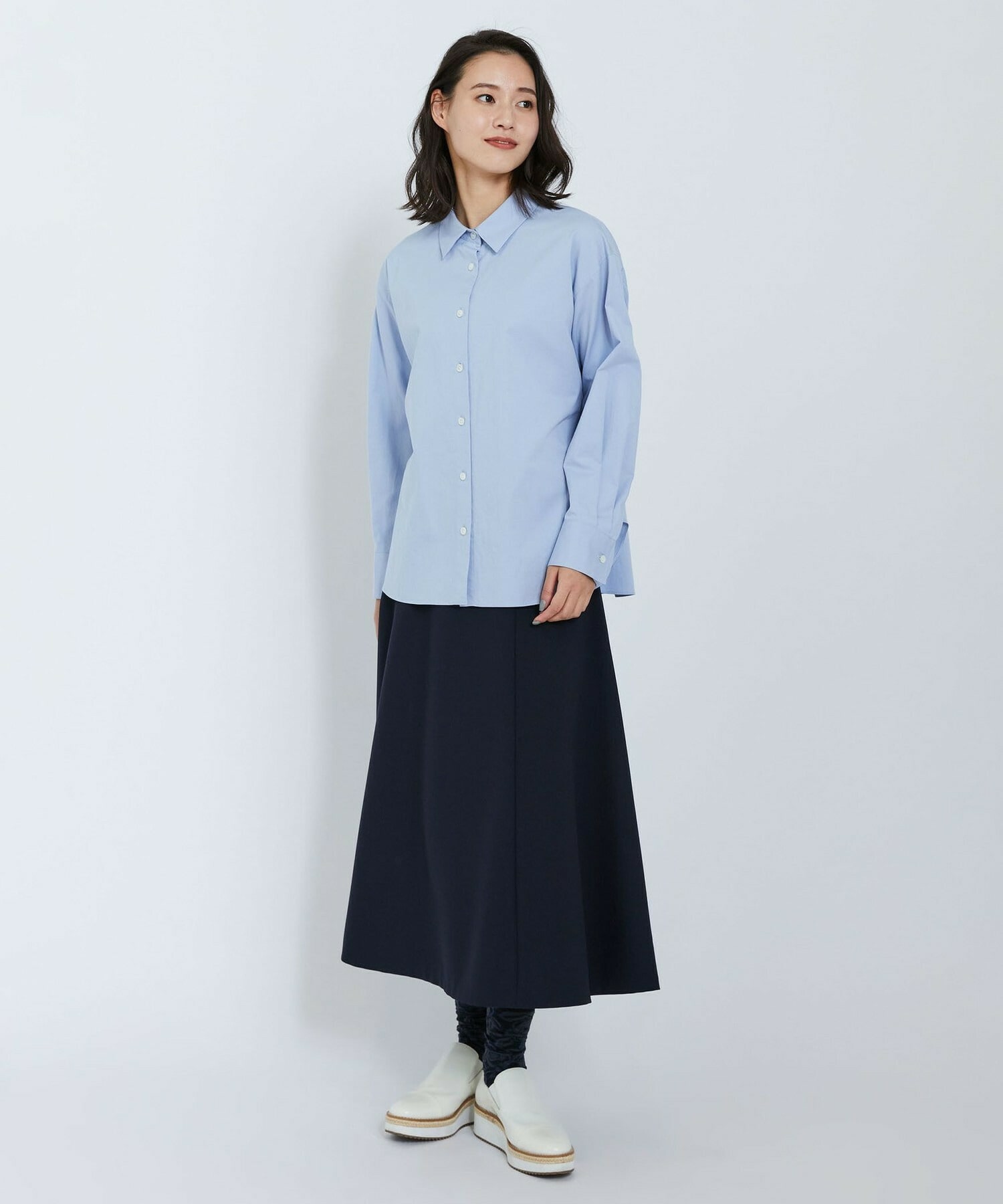 コットンサテンビンテージシャツ｜BIGI online store - ビギ オンラインストア